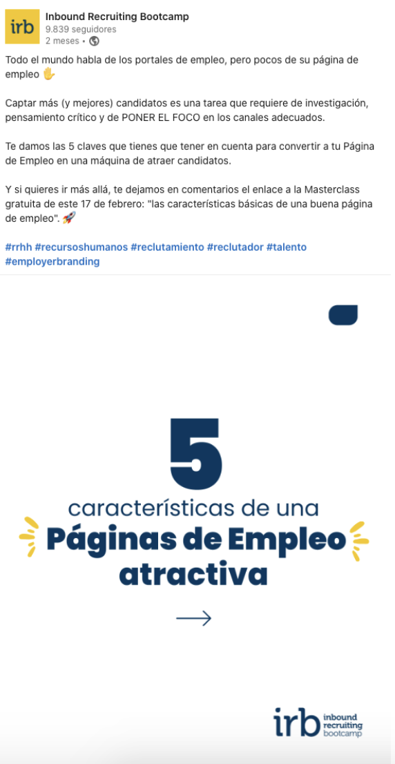 5 formas de atraer talento en RRSS